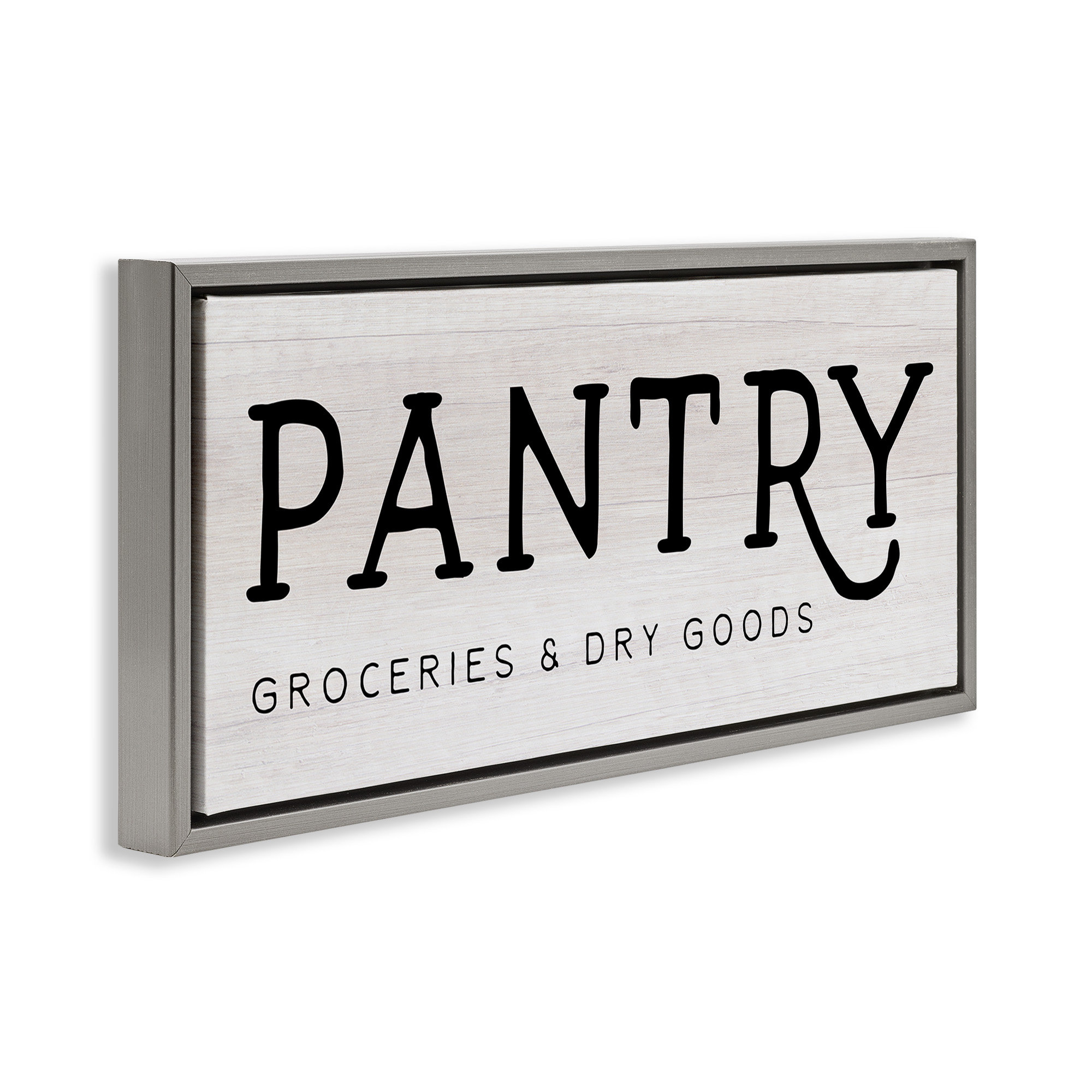 Trinx Rustic Pantry Groceries Sign | Wayfair