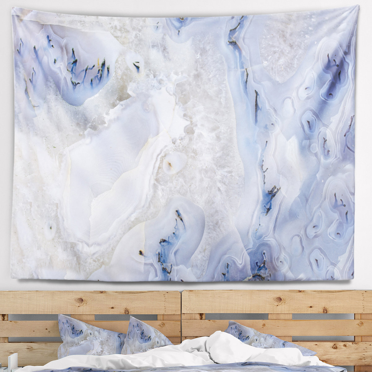 East Urban Home Abstract Agate Stone Background Tapestry | Wayfair