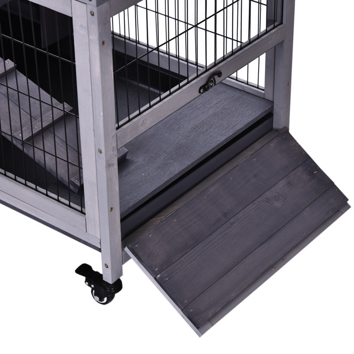 Tucker Murphy Pet™ Eilish Weather Resistant Rabbit Portable Hutch with ...