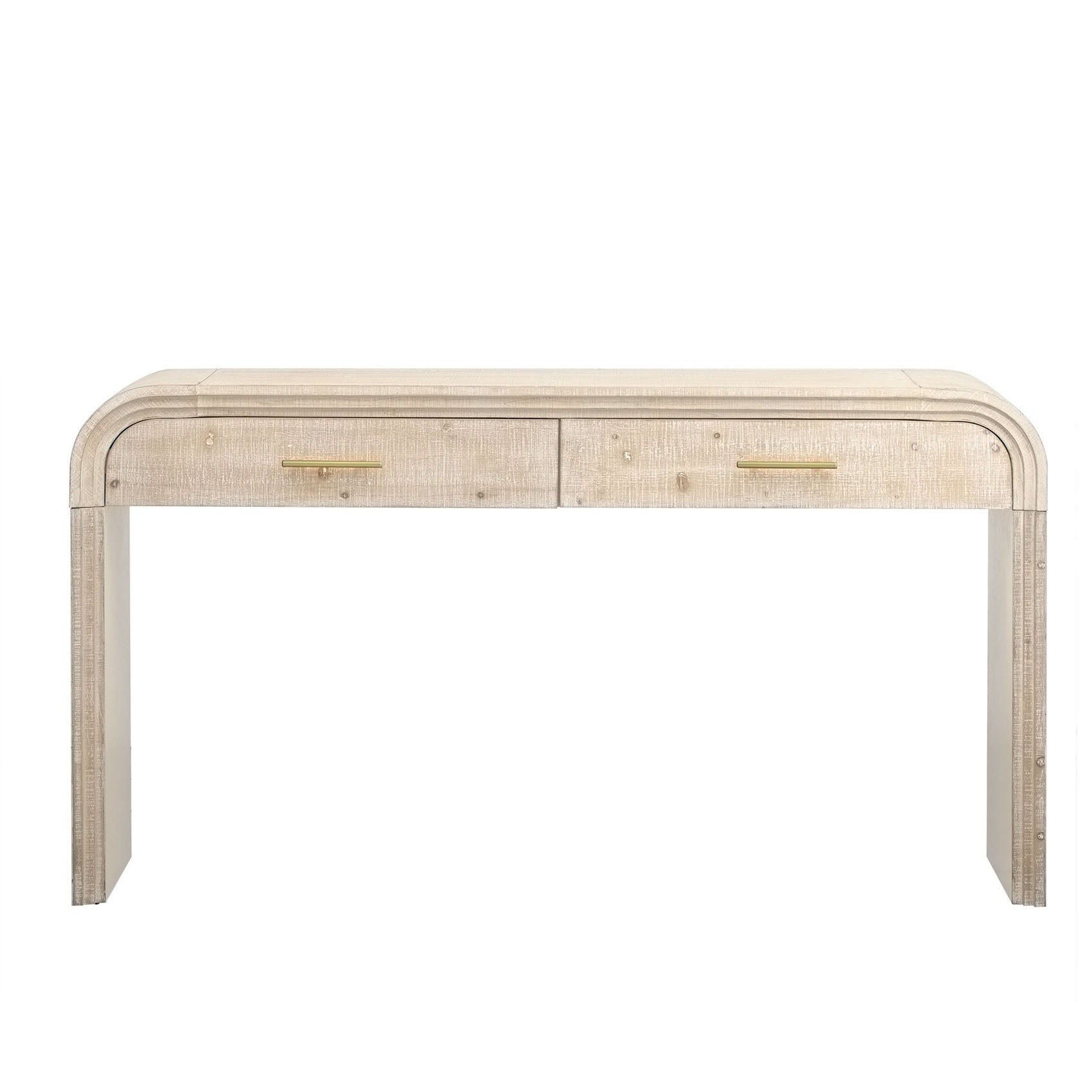 Gracie Oaks Retro Console Table with Open Shelf and Drawers | Wayfair