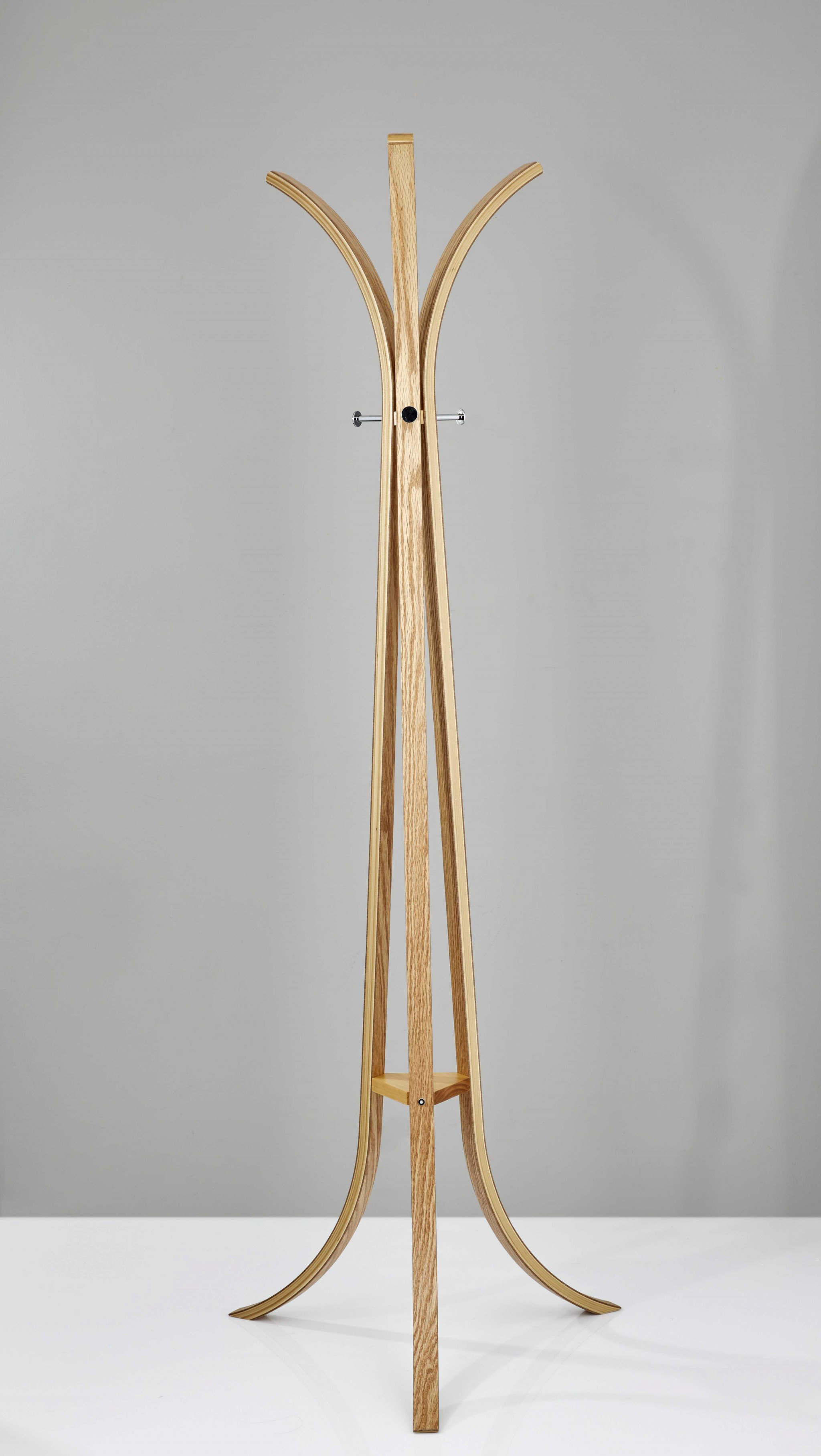 Corrigan Studio® Nerstrand Solid Wood 3 - Hook Freestanding Coat Rack ...