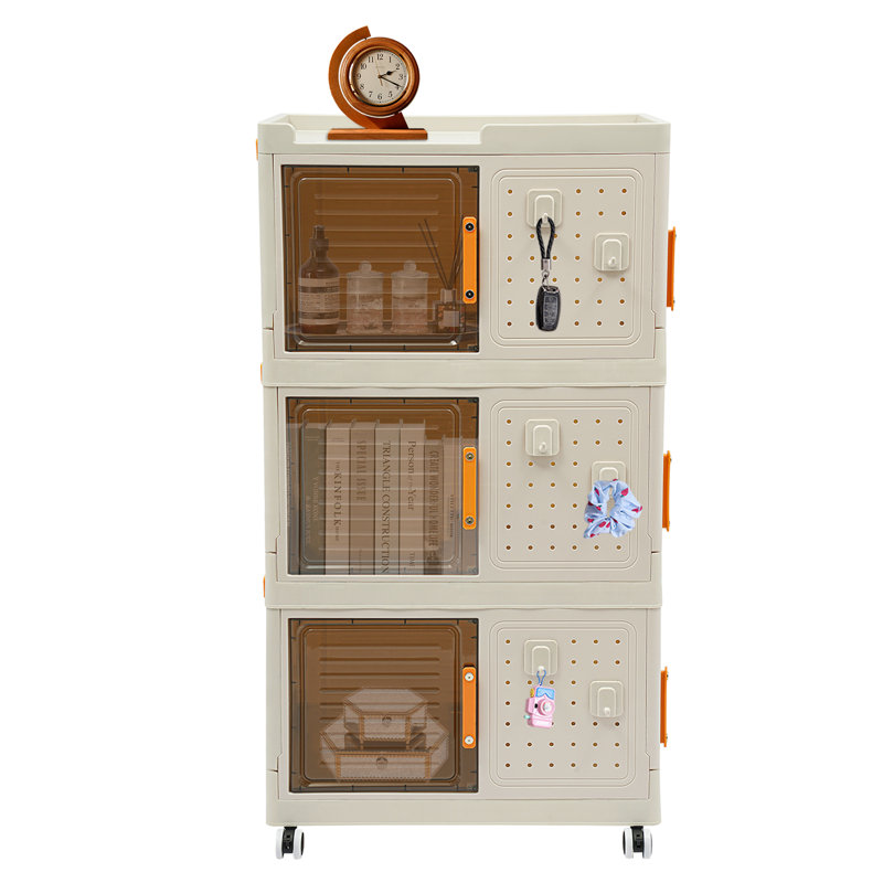 Latitude Run® Farooq Stackable Drawer Storage with Locking Wheels | Wayfair