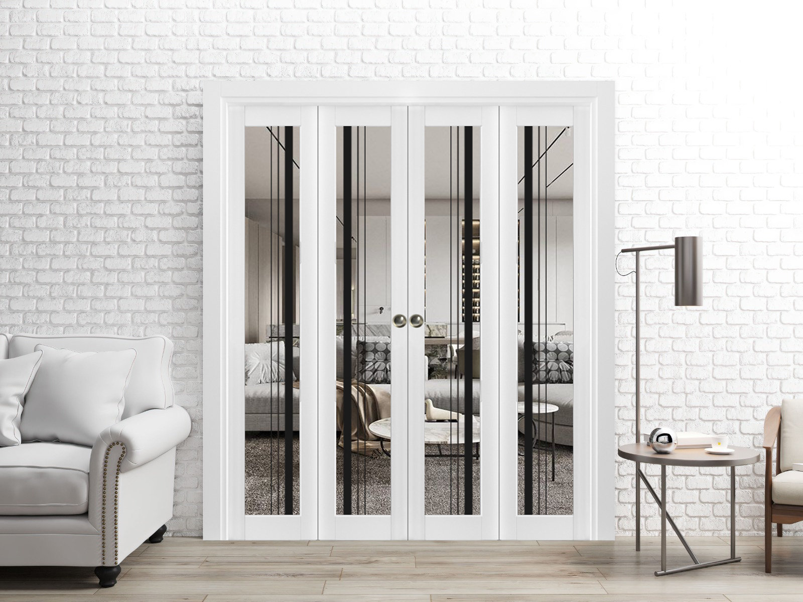 SARTODOORS Paneled Wood Finish Barn Door | Wayfair