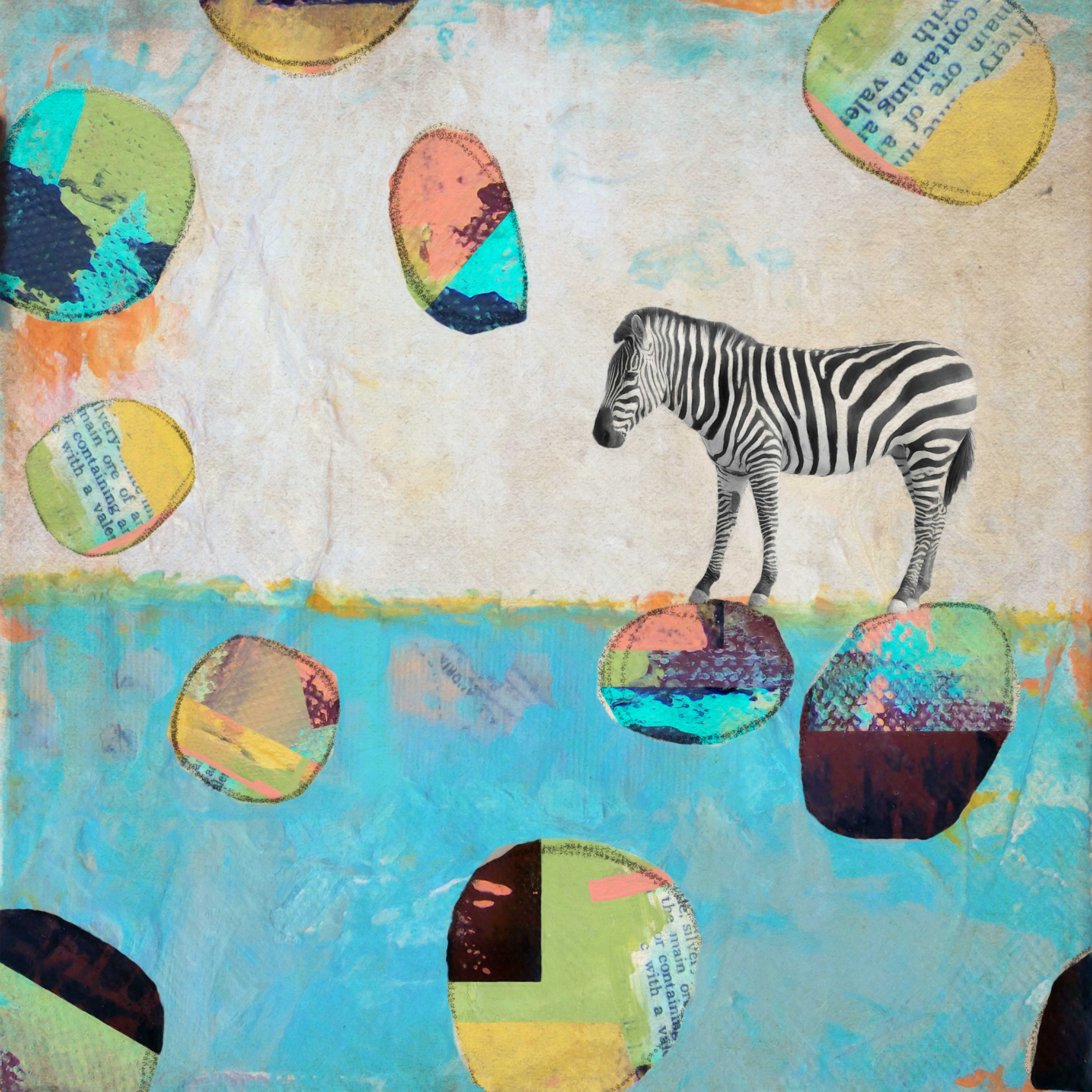 Trinx Ifeyinwa Natalie Baca Abstract Zebra by Natalie Baca - Wrapped ...