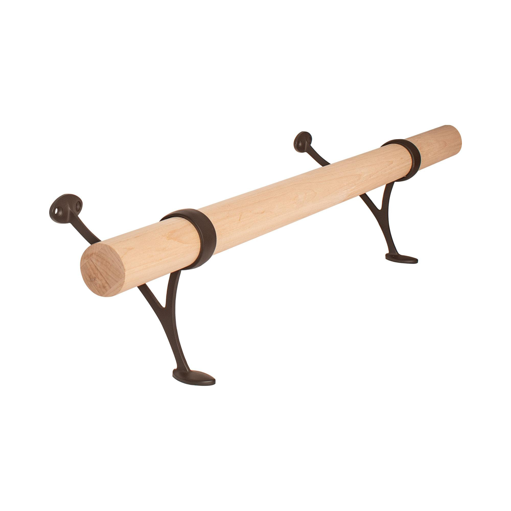 Outwater 4ft Bar Foot Rail Kit Complete Mount Hardware and Maple Tubing ...