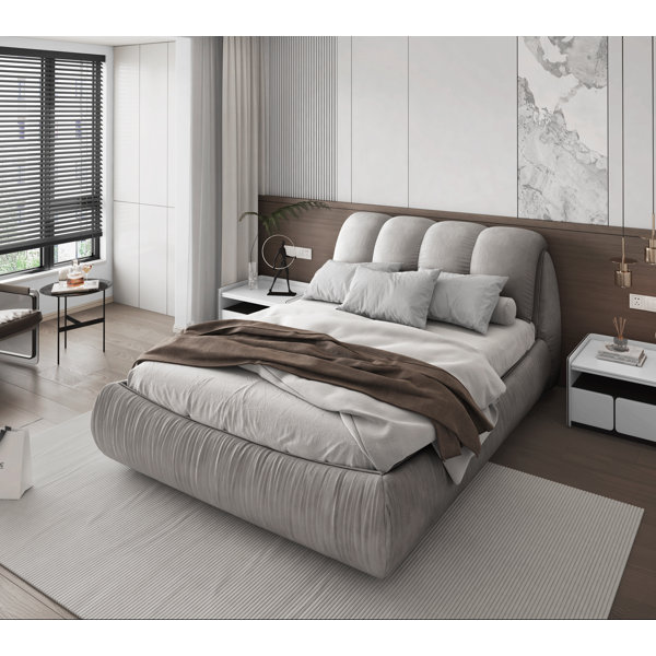 Orren Ellis Henness Upholstered Sleigh Bed | Wayfair