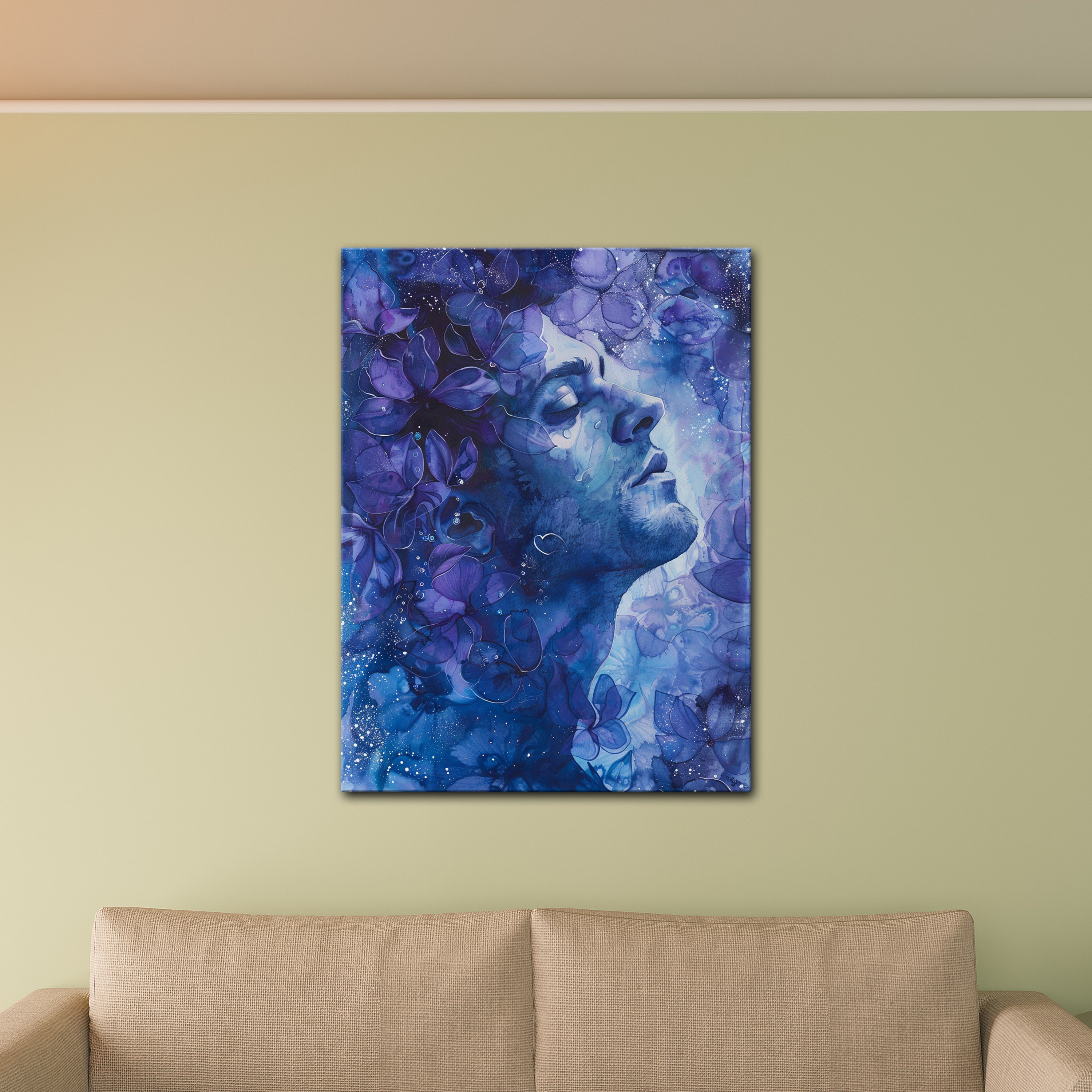Trinx Touched by the Soul: Flowering Man Wall Art (Customizable) by ...