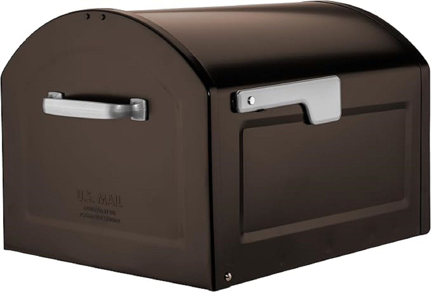 RIZPET Mailboxes 950020RZ Centennial Post Mount Mailbox, XL, Rubbed ...