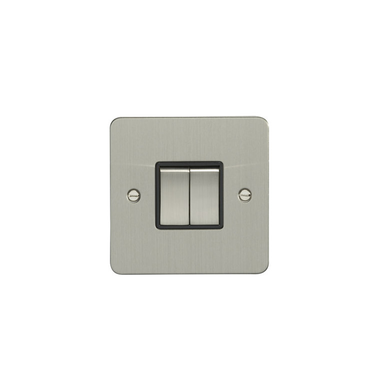 Eurolite 2 Way Enhance Flat Plate Matching Black Trim Wall Mounted ...