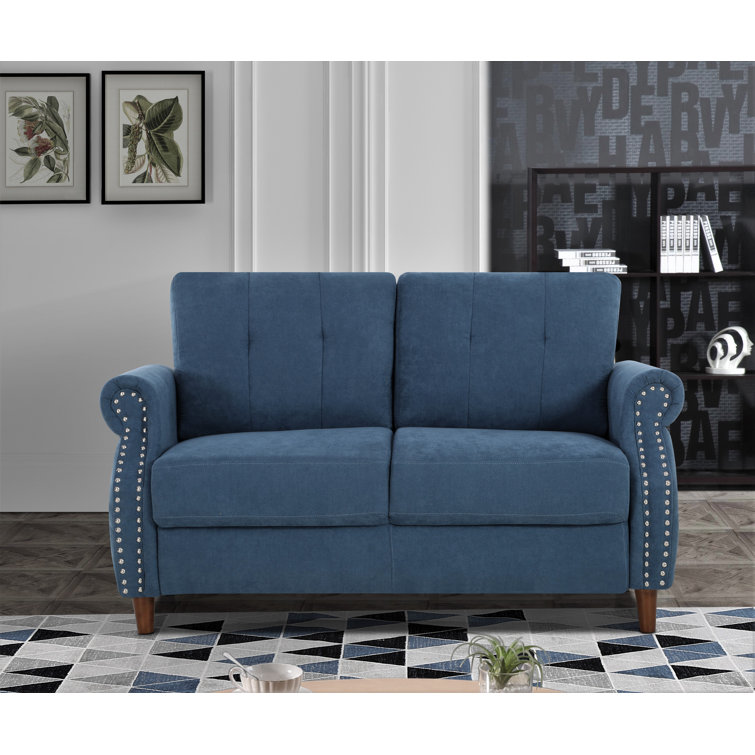 Winston Porter Hignite 57.5'' Upholstered Loveseat & Reviews | Wayfair