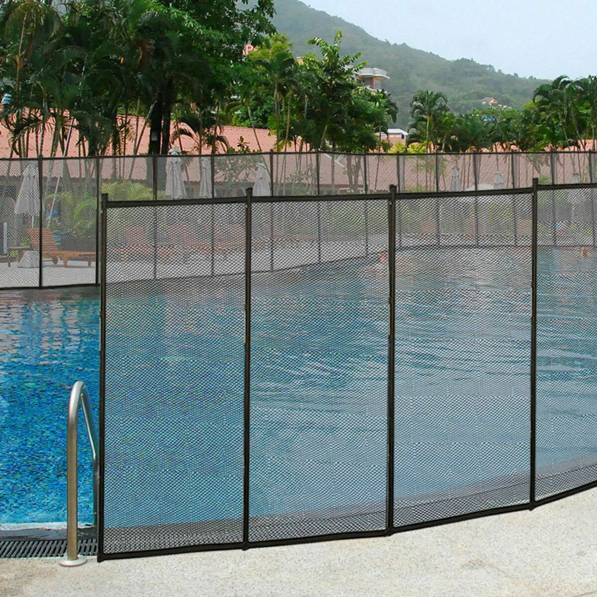 NEWNICY 4 ft. H x 12 ft. W Swimming Pool Mesh Fencing | Wayfair
