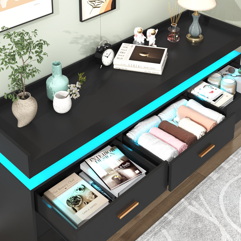 Wrought Studio™ Helaina 9 Drawer 63.02" W Dresser & Reviews | Wayfair