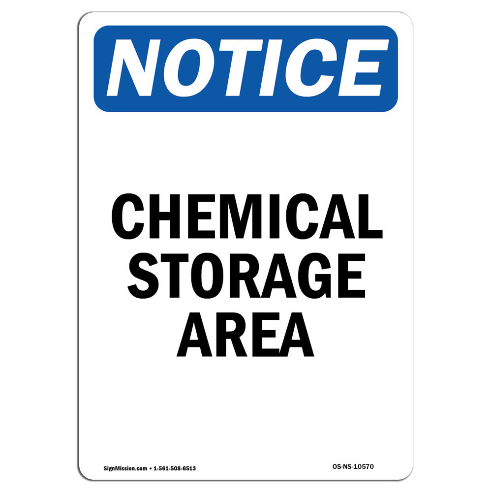 SignMission Chemical Storage Area Sign | Wayfair
