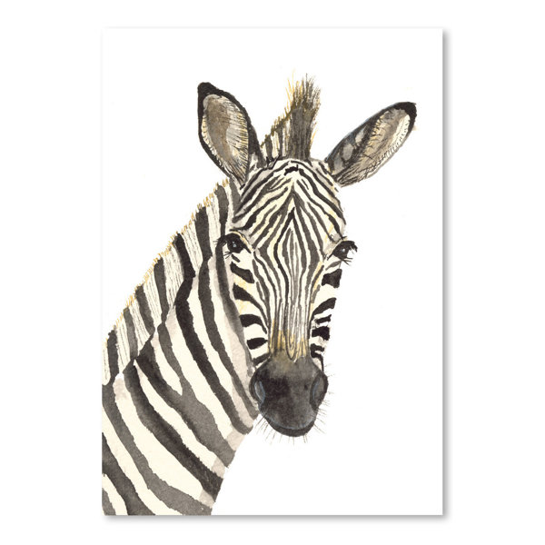 Latitude Vive Beverlin Zebra by Cami Monet - No Frame Art Prints ...