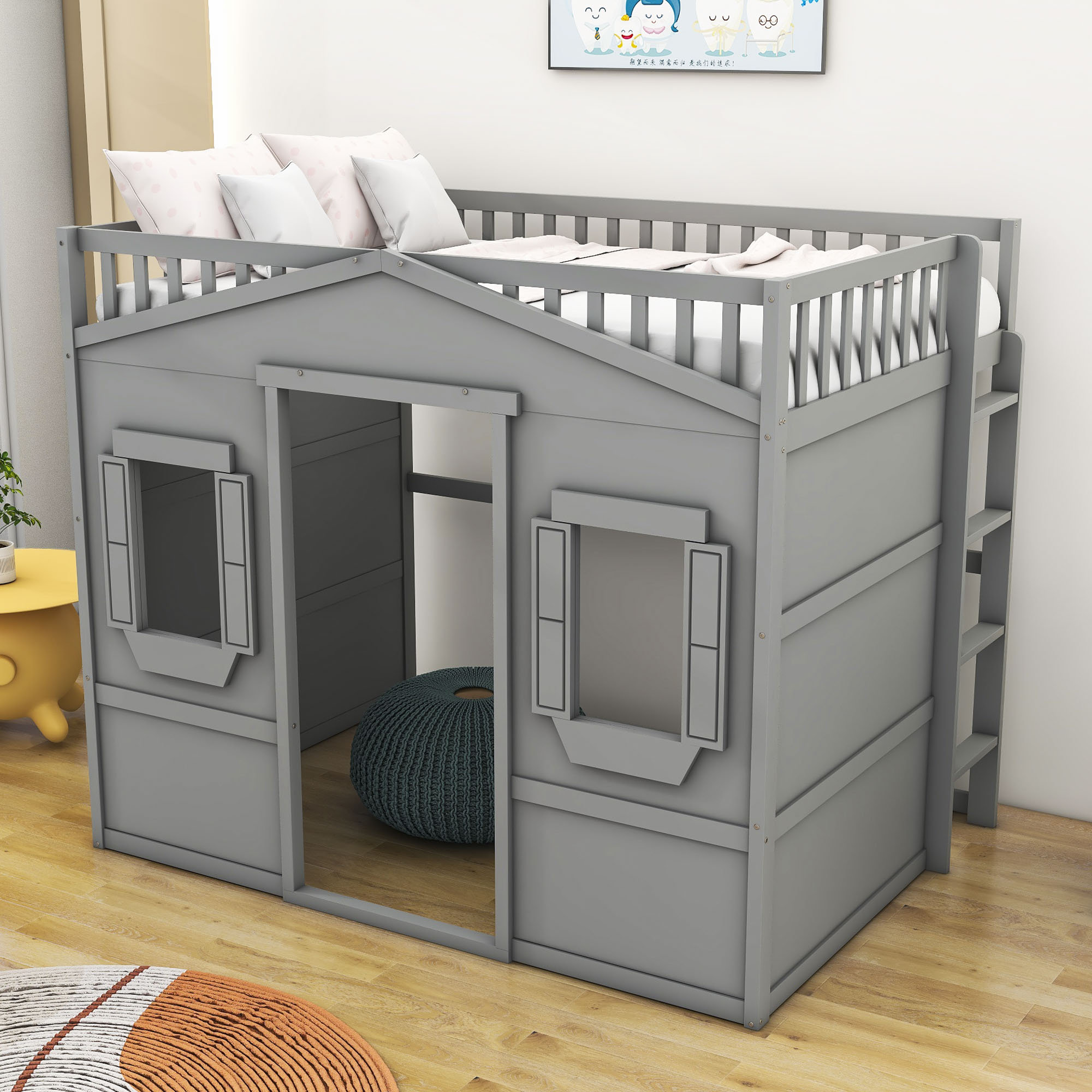 Harriet Bee Gilvin Loft Bed by Harriet Bee | Wayfair