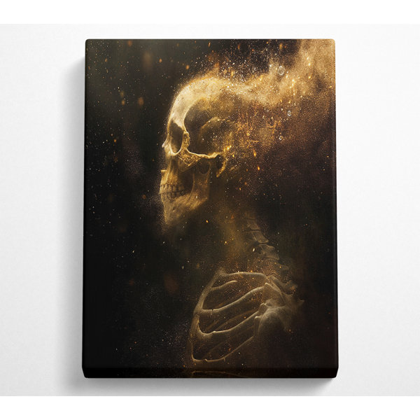 Bright Star Skeleton Dust - Wrapped Canvas Art Prints | Wayfair.co.uk