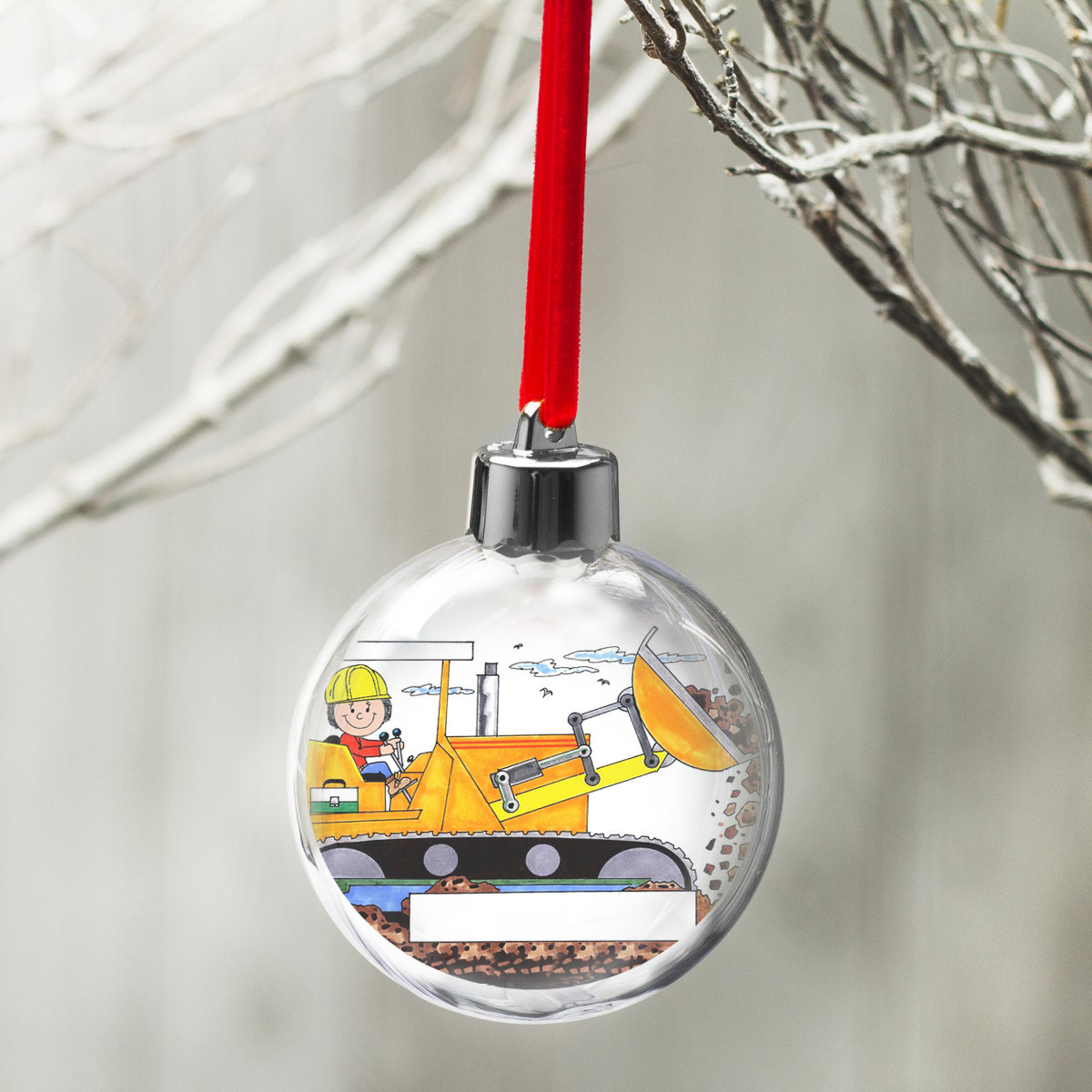 Printed Perfection Personalized Bulldozer Operator - Female Christmas ...