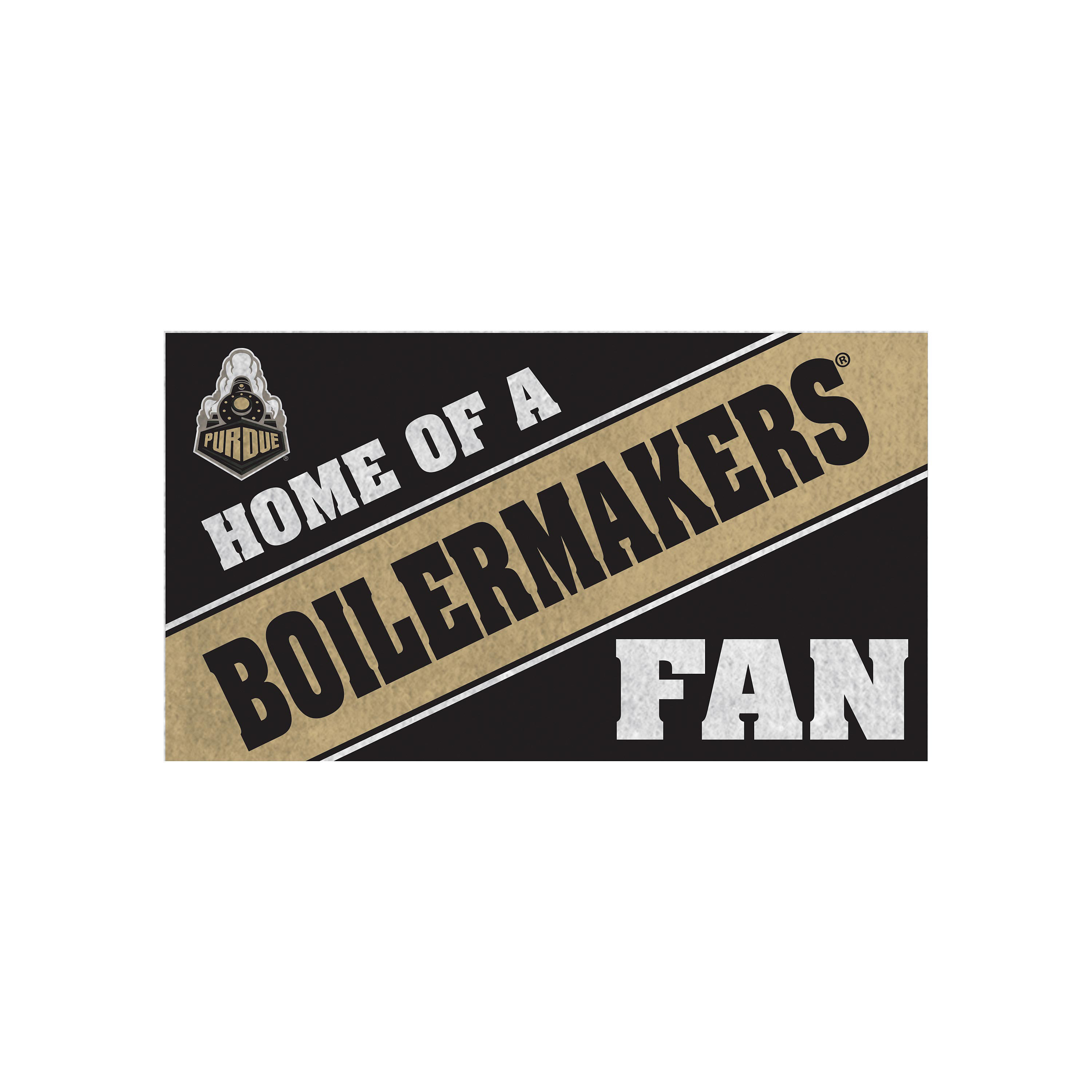 Ebern Designs Purdue University, PVC Mat COLOR, Home of a Fan - Wayfair ...