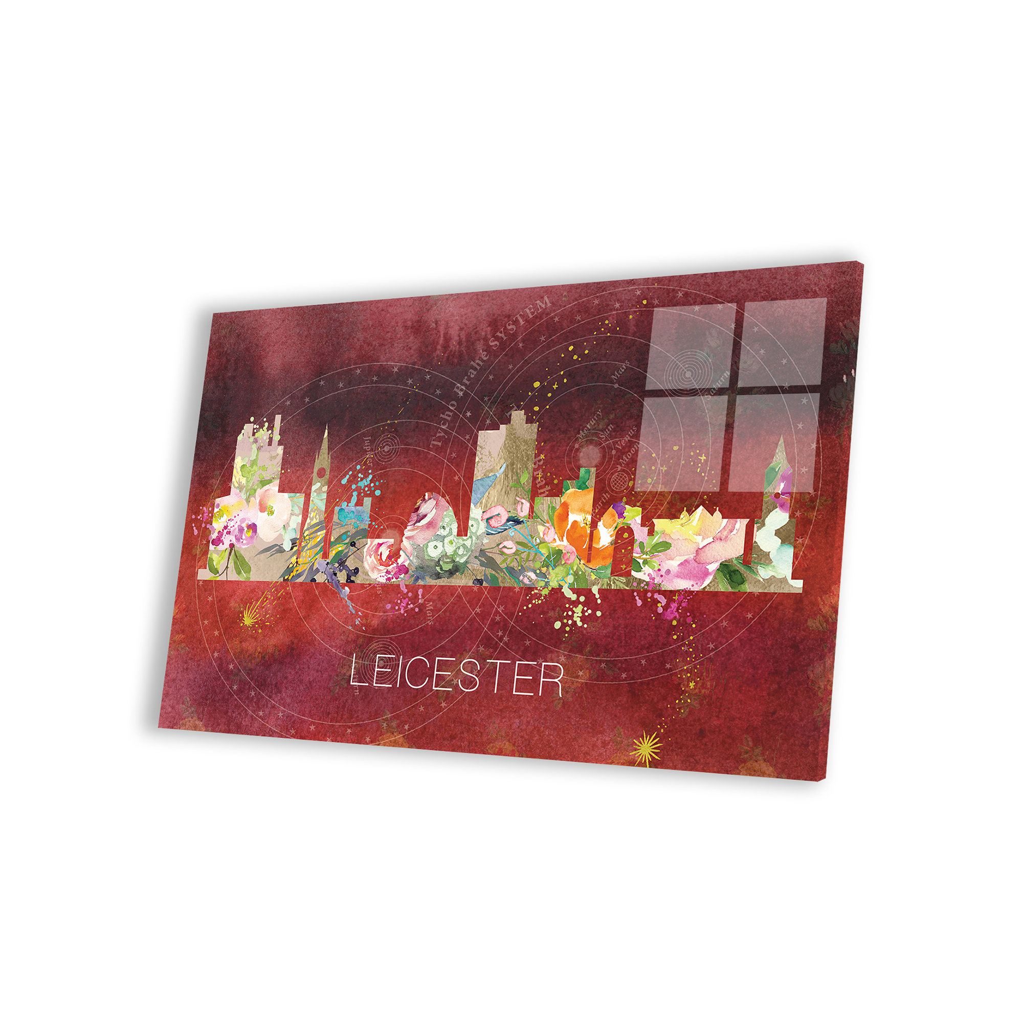 Trinx Leicester Skyline On Plastic / Acrylic by Natalie Ryan Print ...