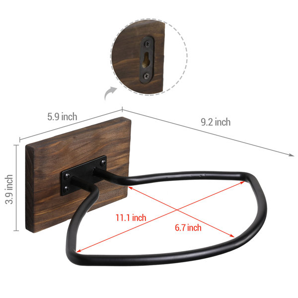 17 Stories 2 Piece Boy's Room Wall Mounted Football Display Rack ...