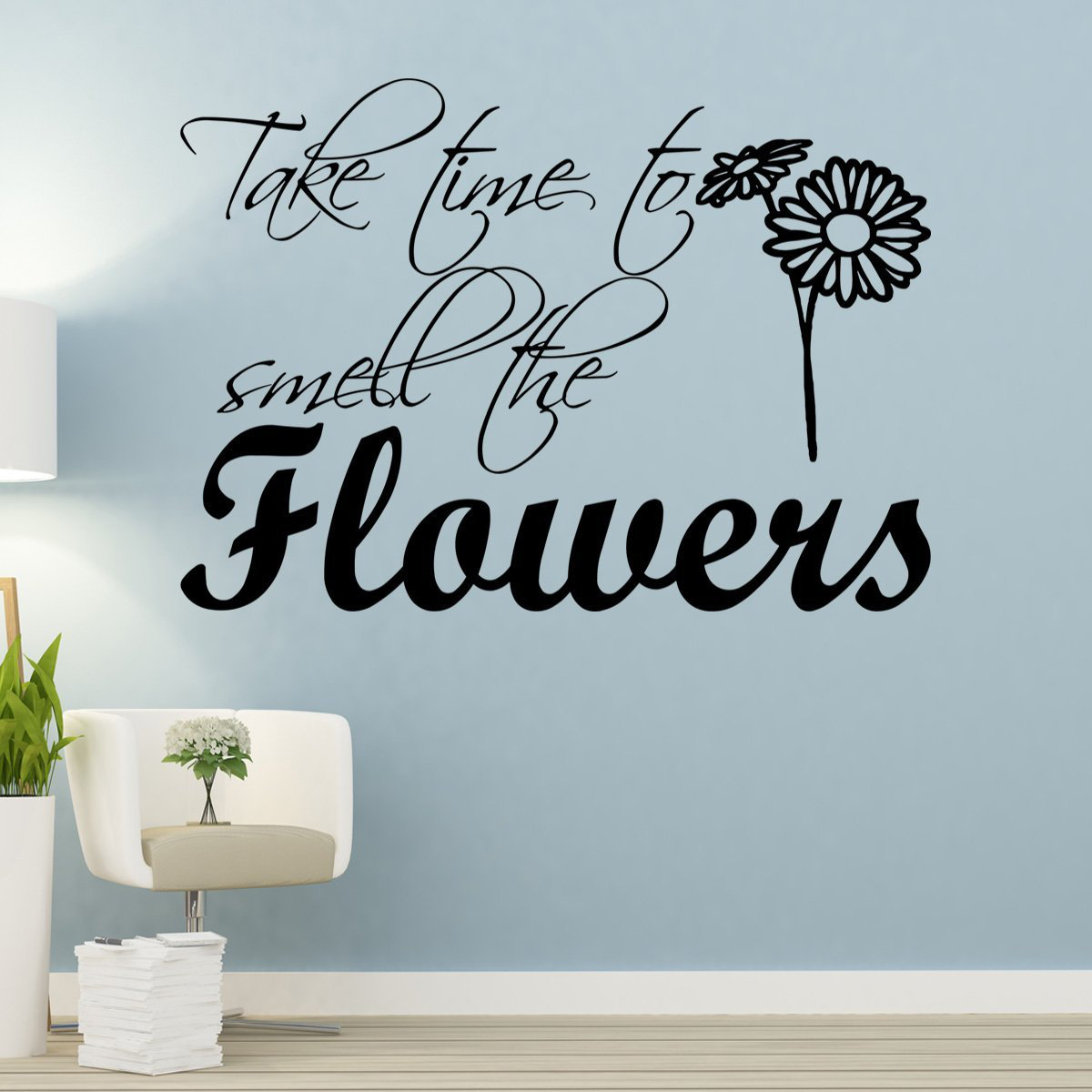 Winston Porter Take Time to Smell the Flowers Wall Decal & Reviews ...