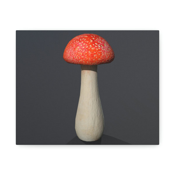 Gracie Oaks Mushroom - Wrapped Canvas Illustration | Wayfair