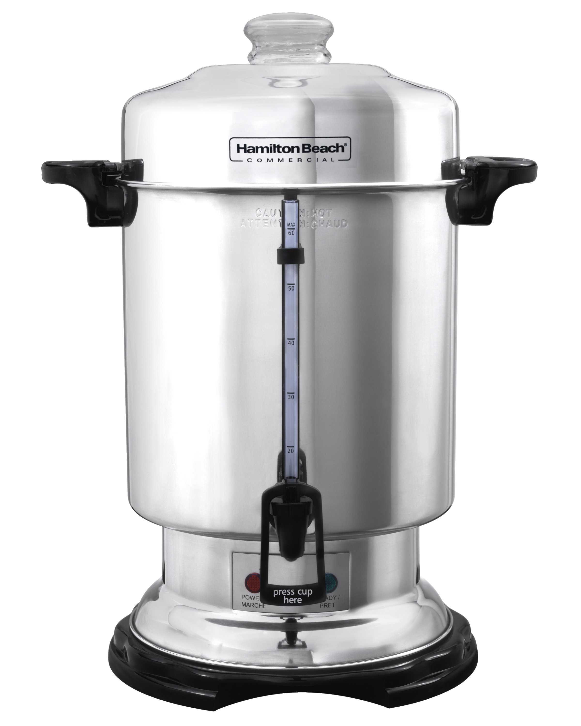 Hamilton Beach® Commercial 60-Cup Stainless Steel Coffee Urn & Hot ...