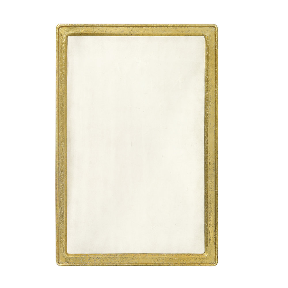 Oliver Home Furnishings Metal Rectangle Mirror | Wayfair