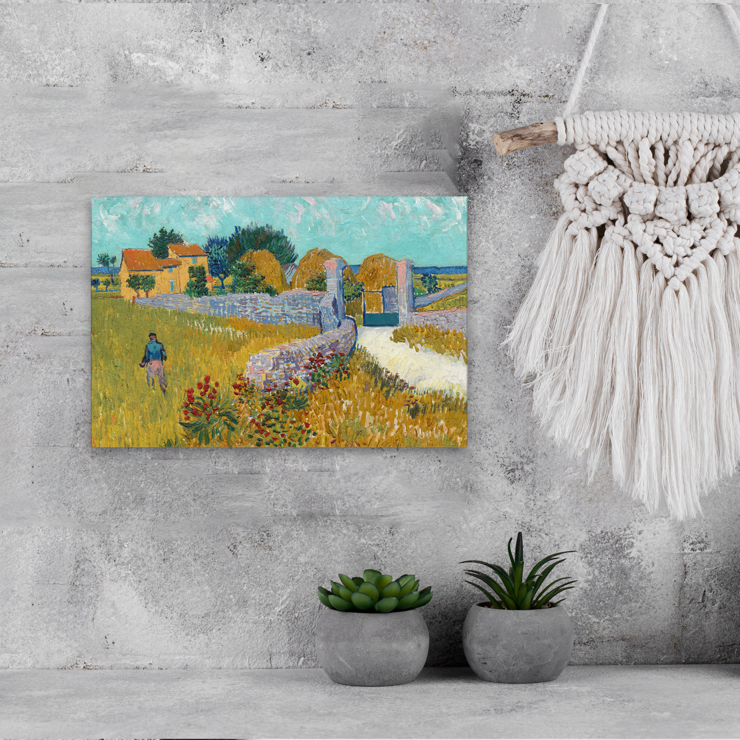 Dakota Fields Farmhouse In Provence, 1888 - Landscapes Museum ...