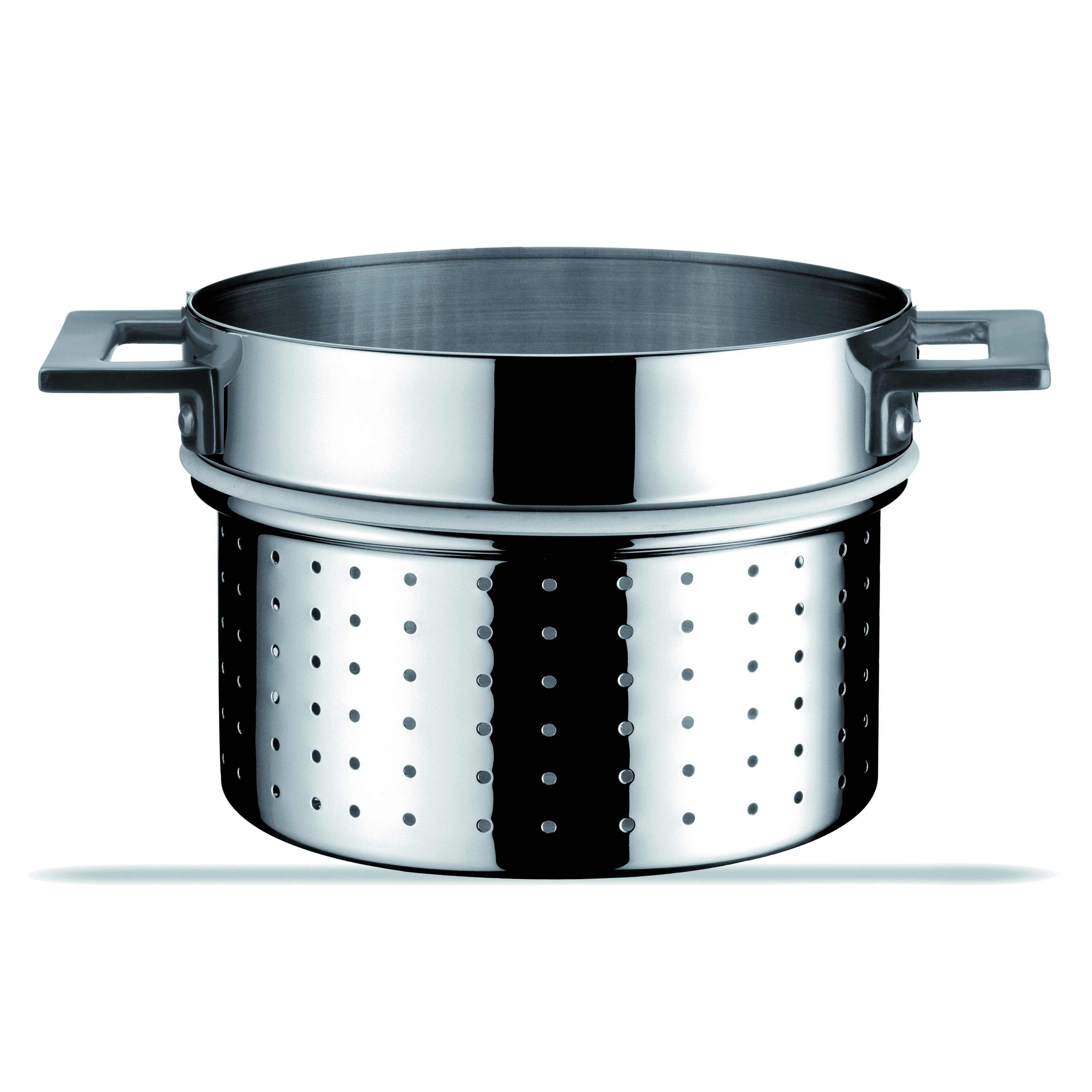 MEPRA Attiva Tri-Ply (Stainless Steel, Aluminum, Magnetic SS) Pasta Pot ...
