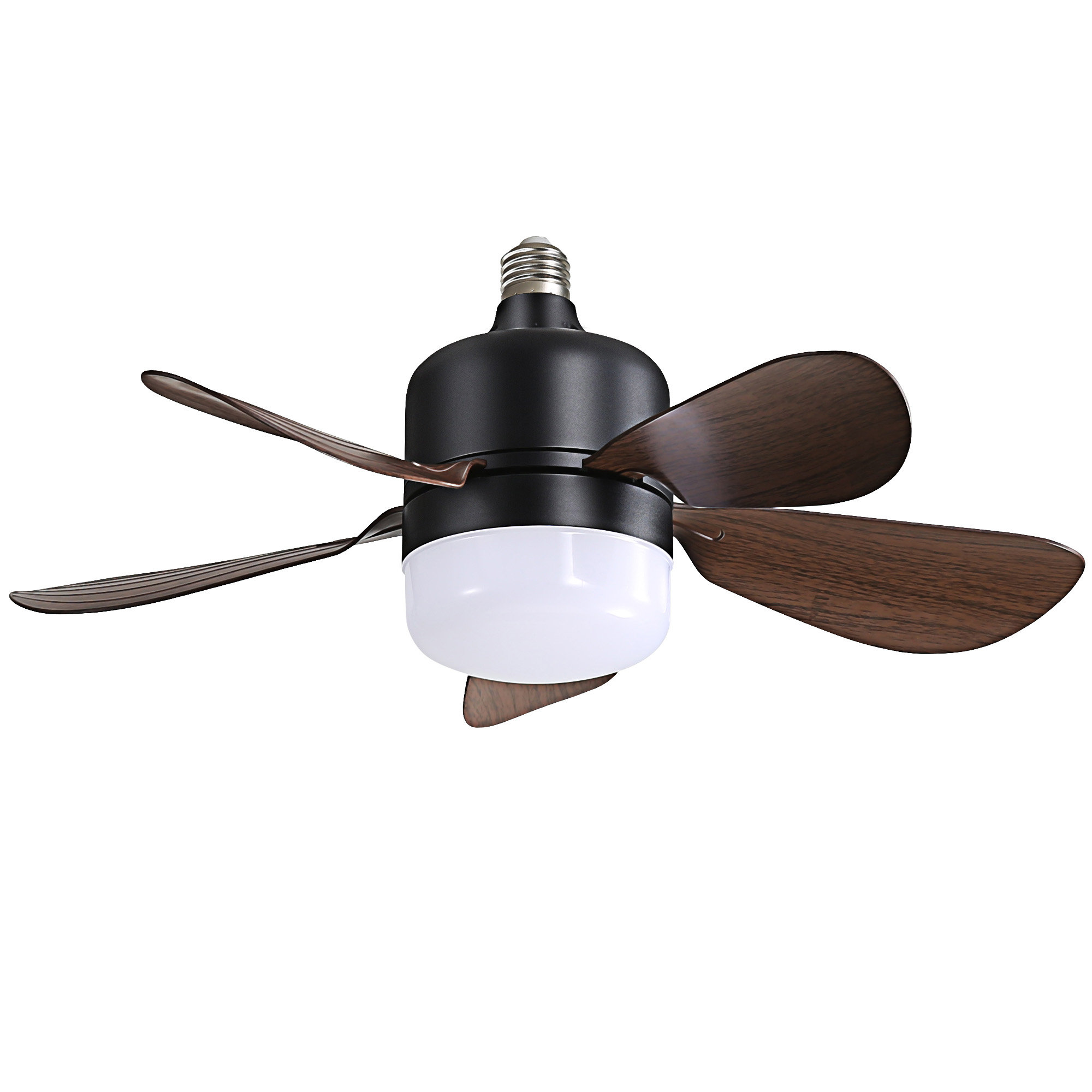 Wrought Studio 16 Inch Socket Fan Light Ceiling Fans With 3 Lighting ...