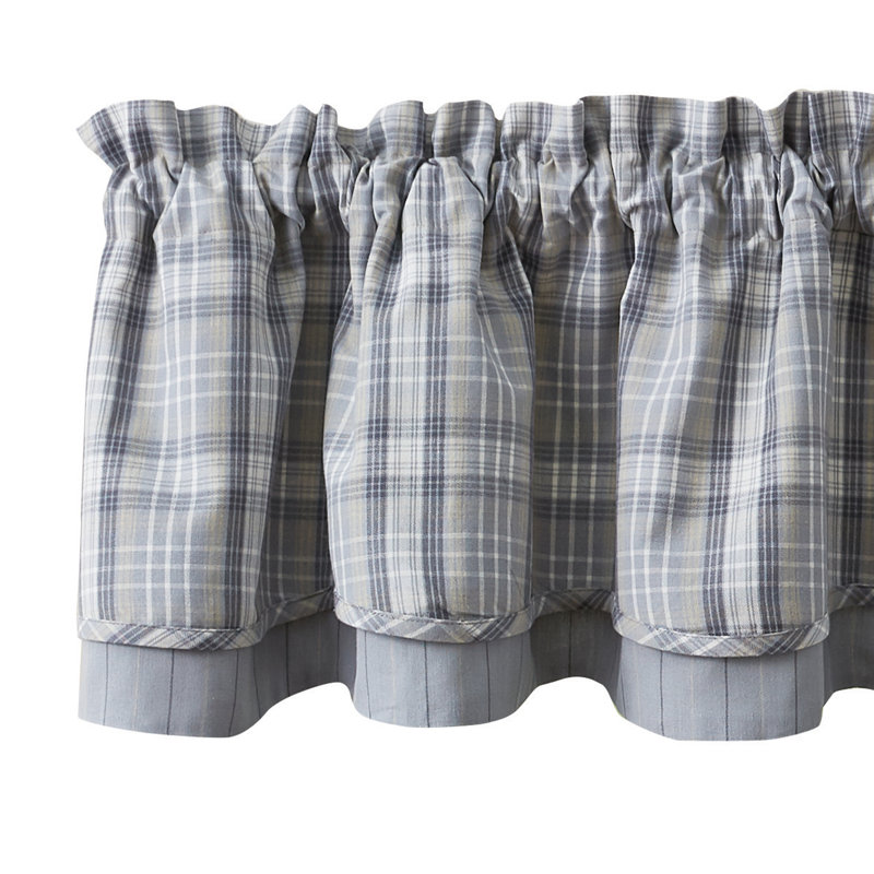 Gracie Oaks Hartwick Lined Layered Valance 72'' x 16'' | Wayfair