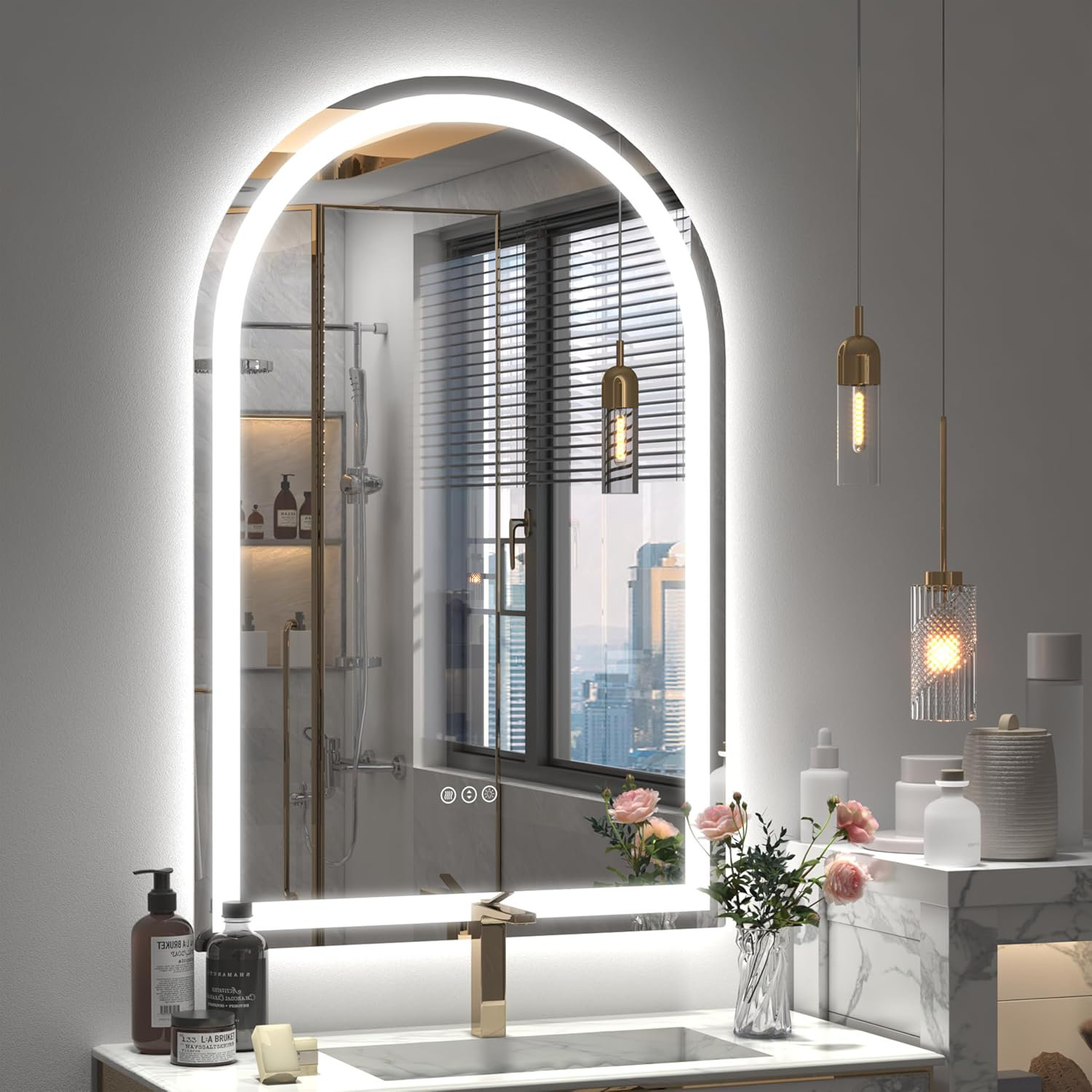 Ivy Bronx Miroir de salle de bain Molly - Wayfair Canada