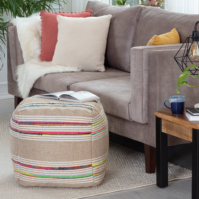 Bungalow Rose Upholstered Pouf | Wayfair