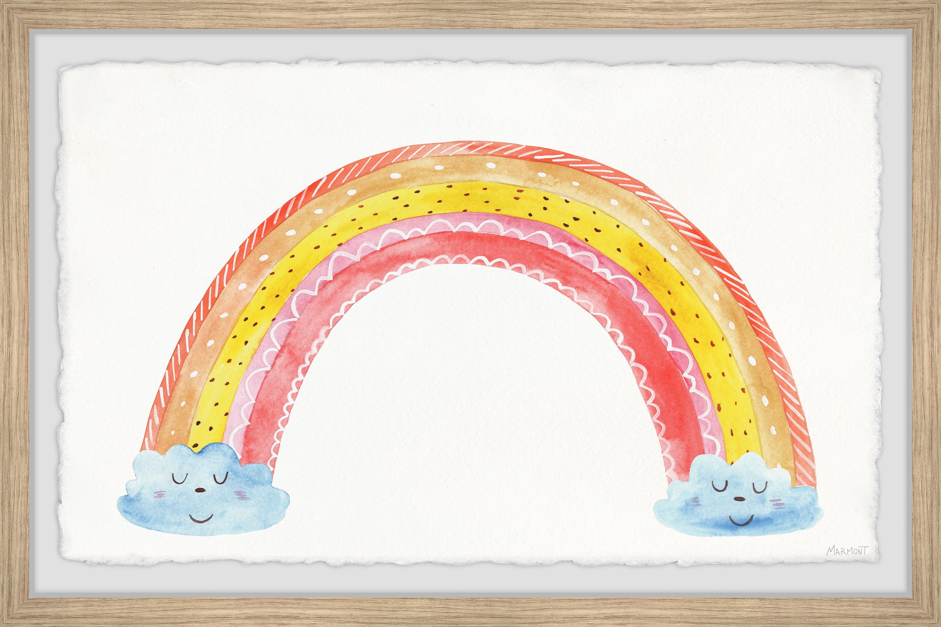 Isabelle & Max™ 'Rainbow Wishes' Framed Print - Wayfair Canada