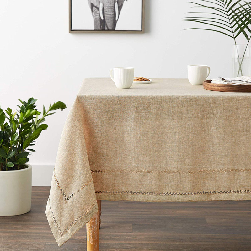 Alcott Hill® Shoreview Embroidered Vintage Tablecloth & Reviews | Wayfair