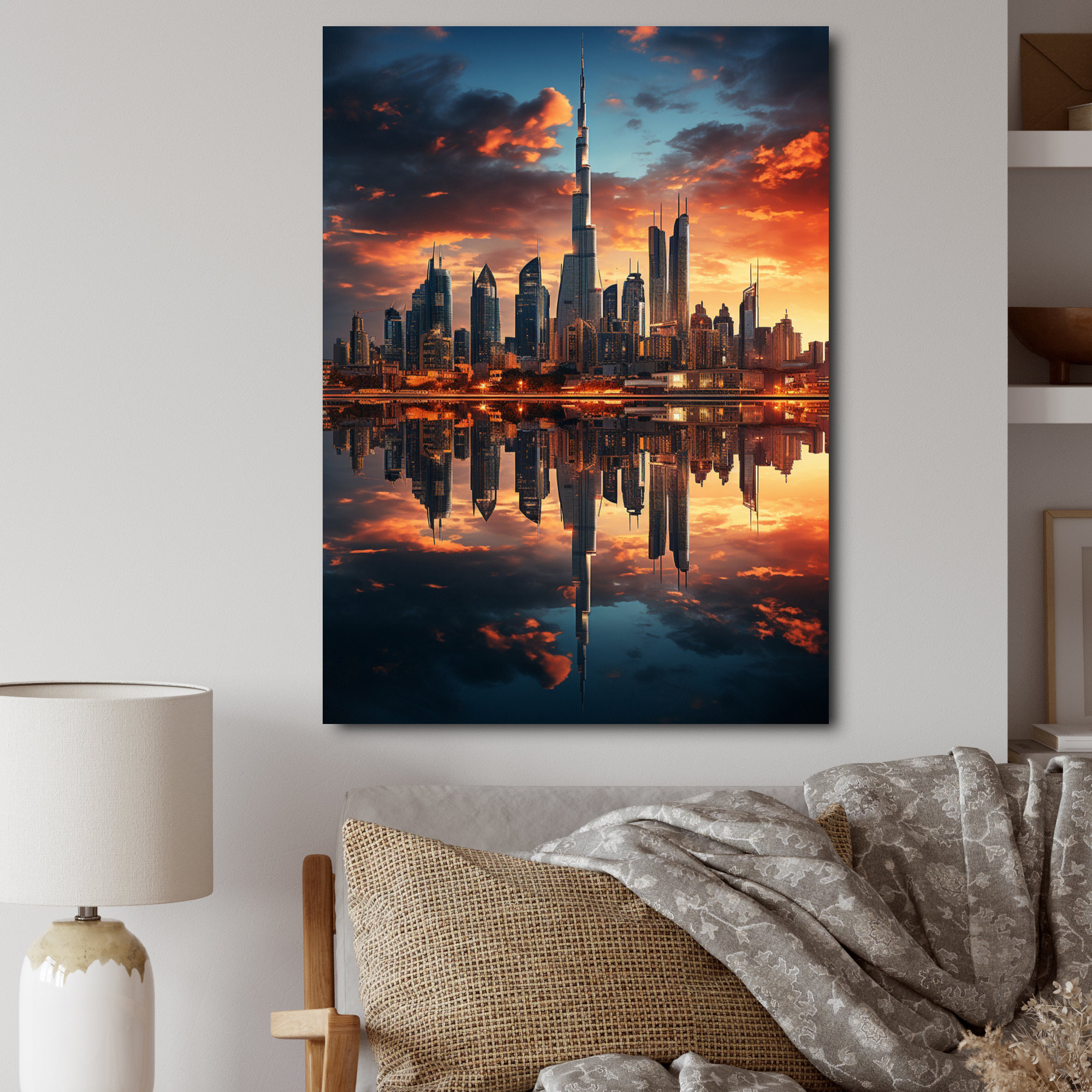 Latitude Run® Dubai Beautiful Cityscape - Cityscapes Wall Decor ...