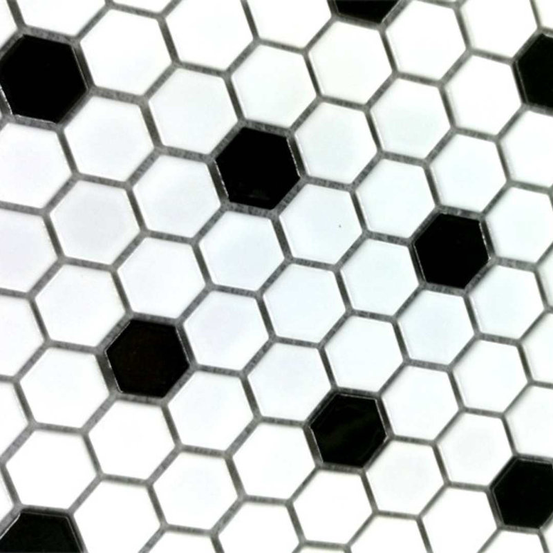 Long Island Mosaics & Tile HoneyComb Remi 1" x 1" Porcelain HoneyComb ...