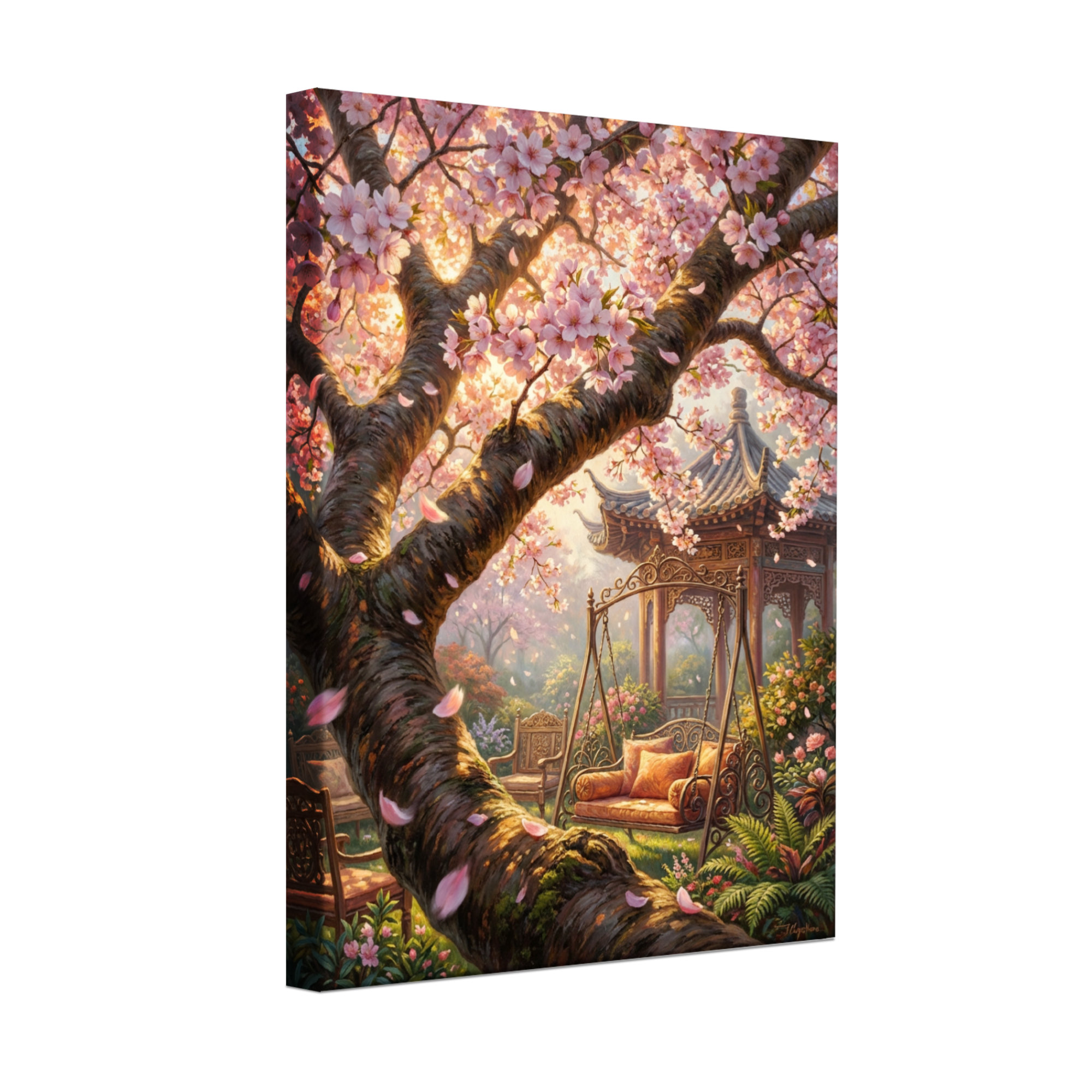 Astoria Grand Plants & Flowers Cherry Blossom Garden Swing Pavilion ...