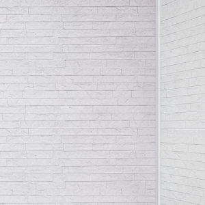 Innovera Decor by Palram 48" x 0.1" Metal Corner Piece Tile Trim in ...