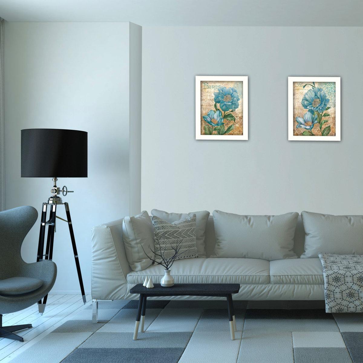 Lark Manor™ "Paris Blue Collection" 2-Piece Vignette By Ed Wargo ...
