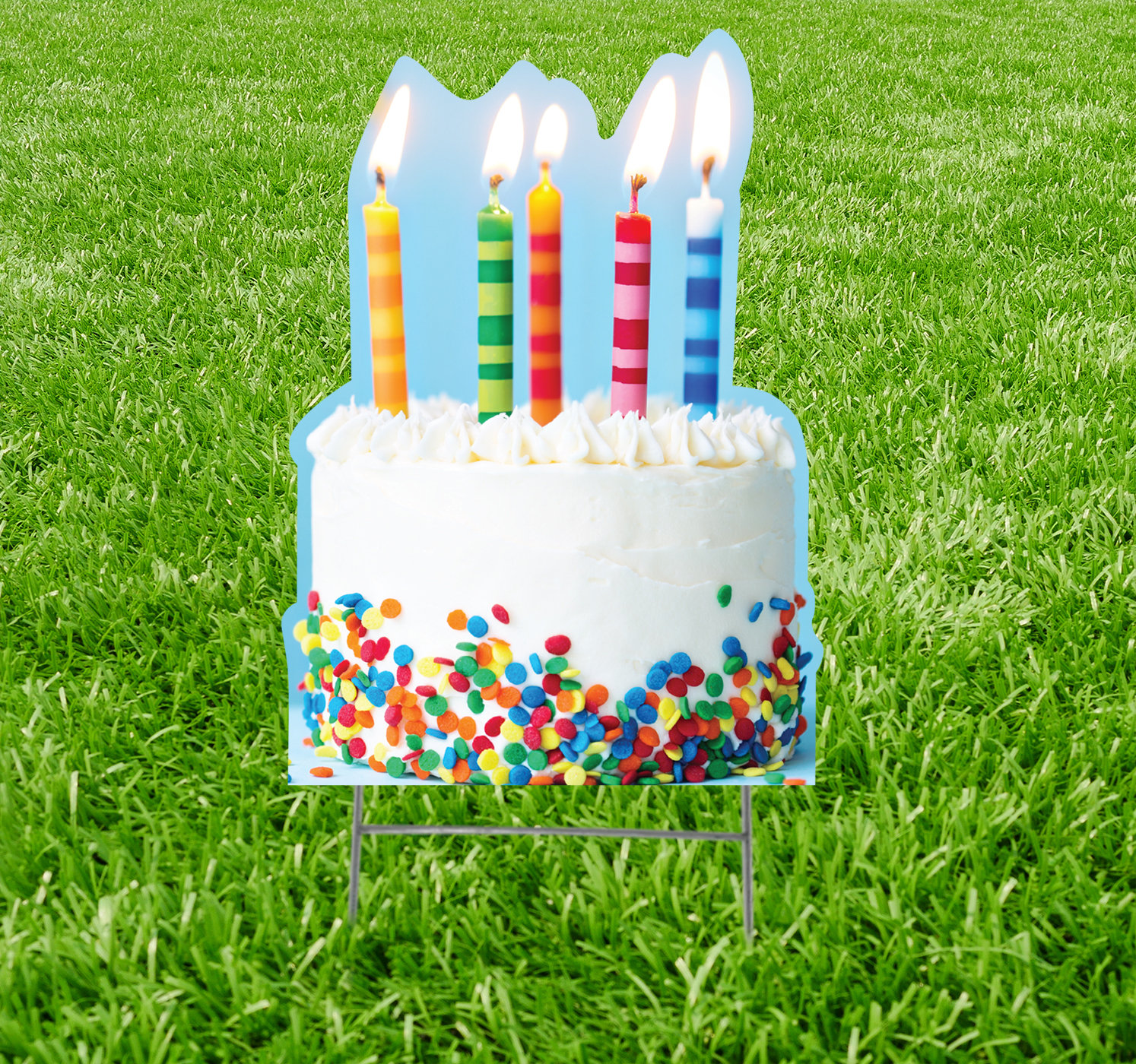 Trinx Birthday Cake Yard Garden Stake - Wayfair Canada
