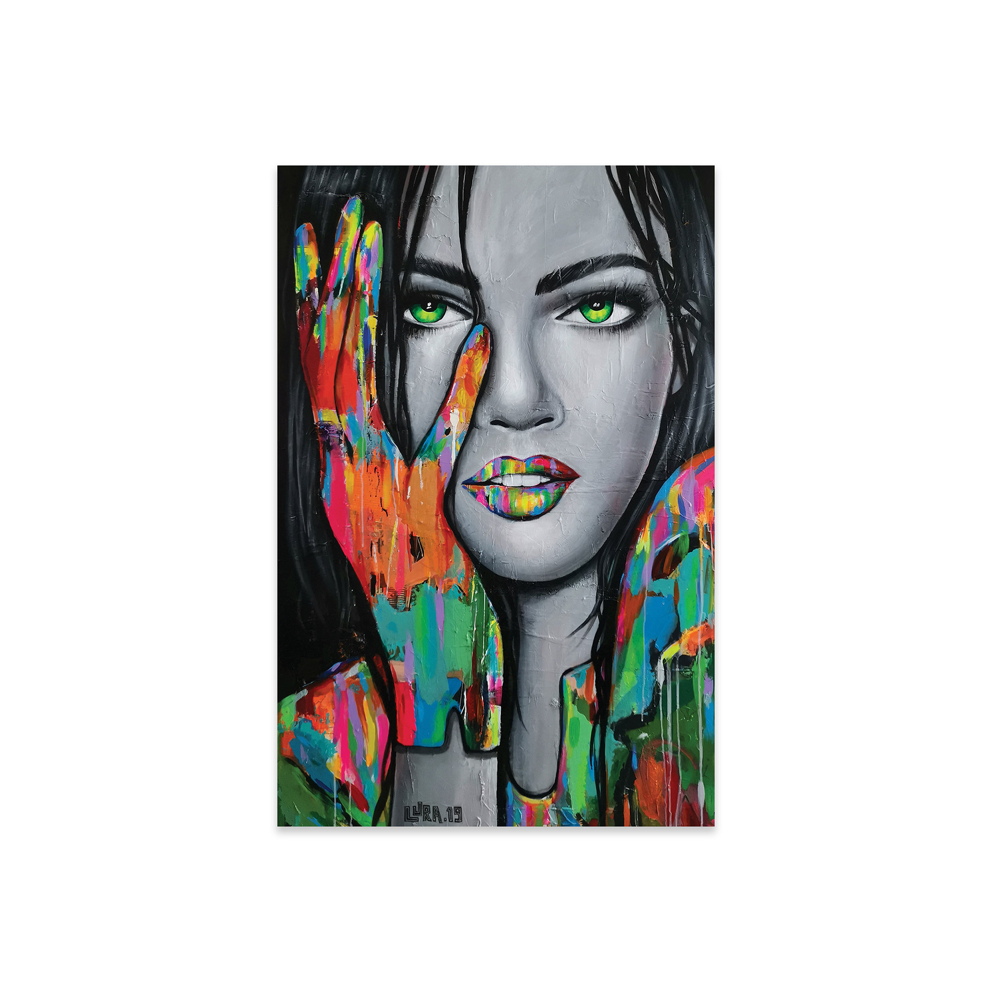 Winston Porter Glow Girl by Natmir Lura - Unframed Painting | Wayfair