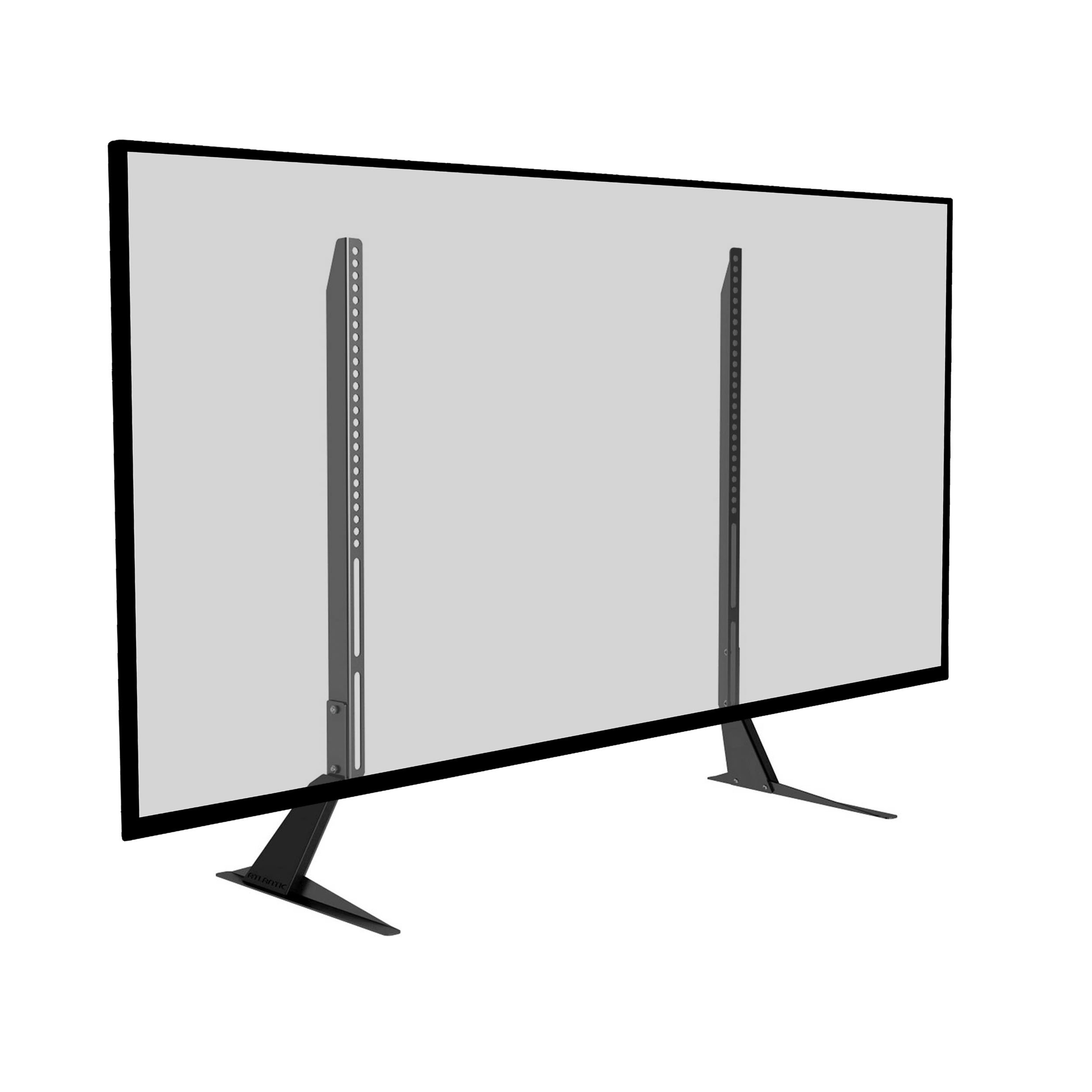 Atlantic Adjustable Black Fixed Desktop Mount for 41" - 46" Screens ...