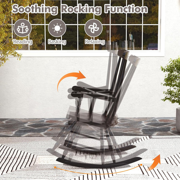 Alcott Hill® Rockhampton Rocking Chair & Reviews | Wayfair