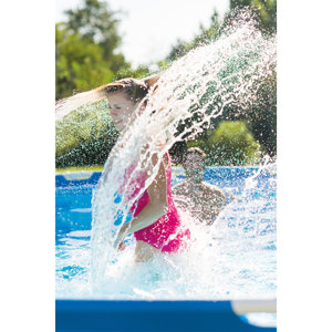 Intex New Intex Rectangular Frame Above Ground Swimming Pool & Reviews ...