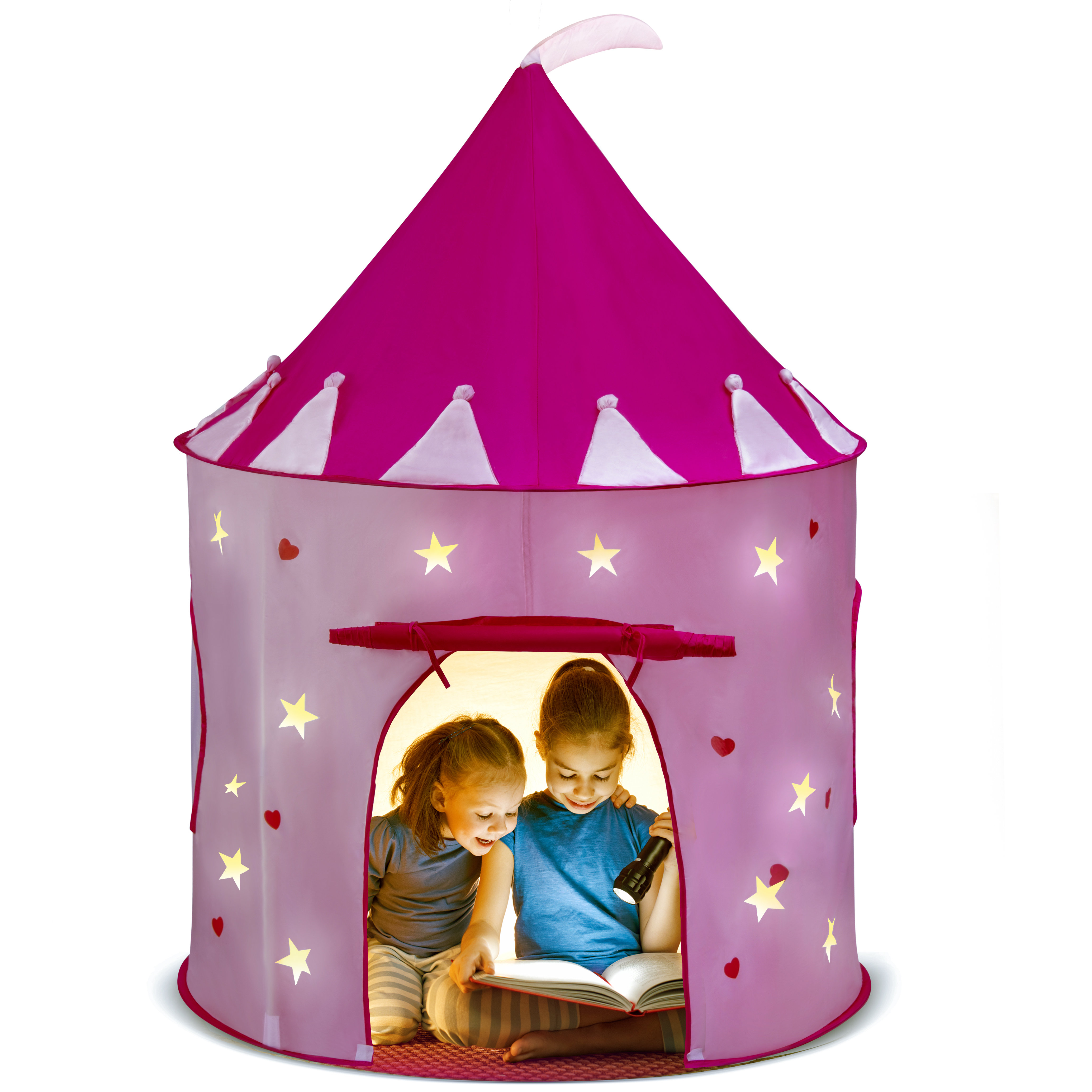 Play22USA Princess Castle 40" x 53" Indoor Polyester Play Tent with ...