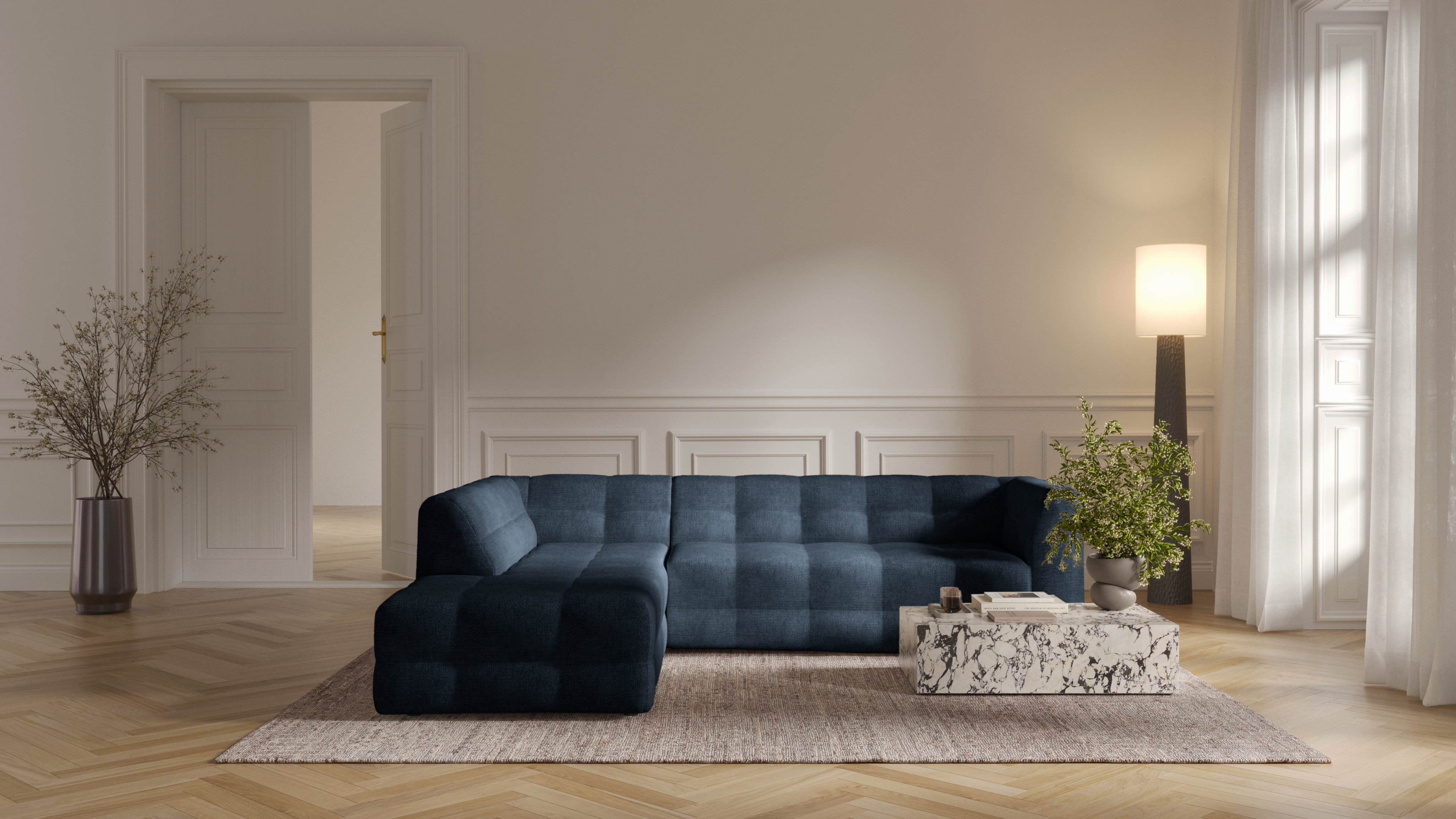Brayden Studio Emma Sectional Corner Sofa | Wayfair.co.uk