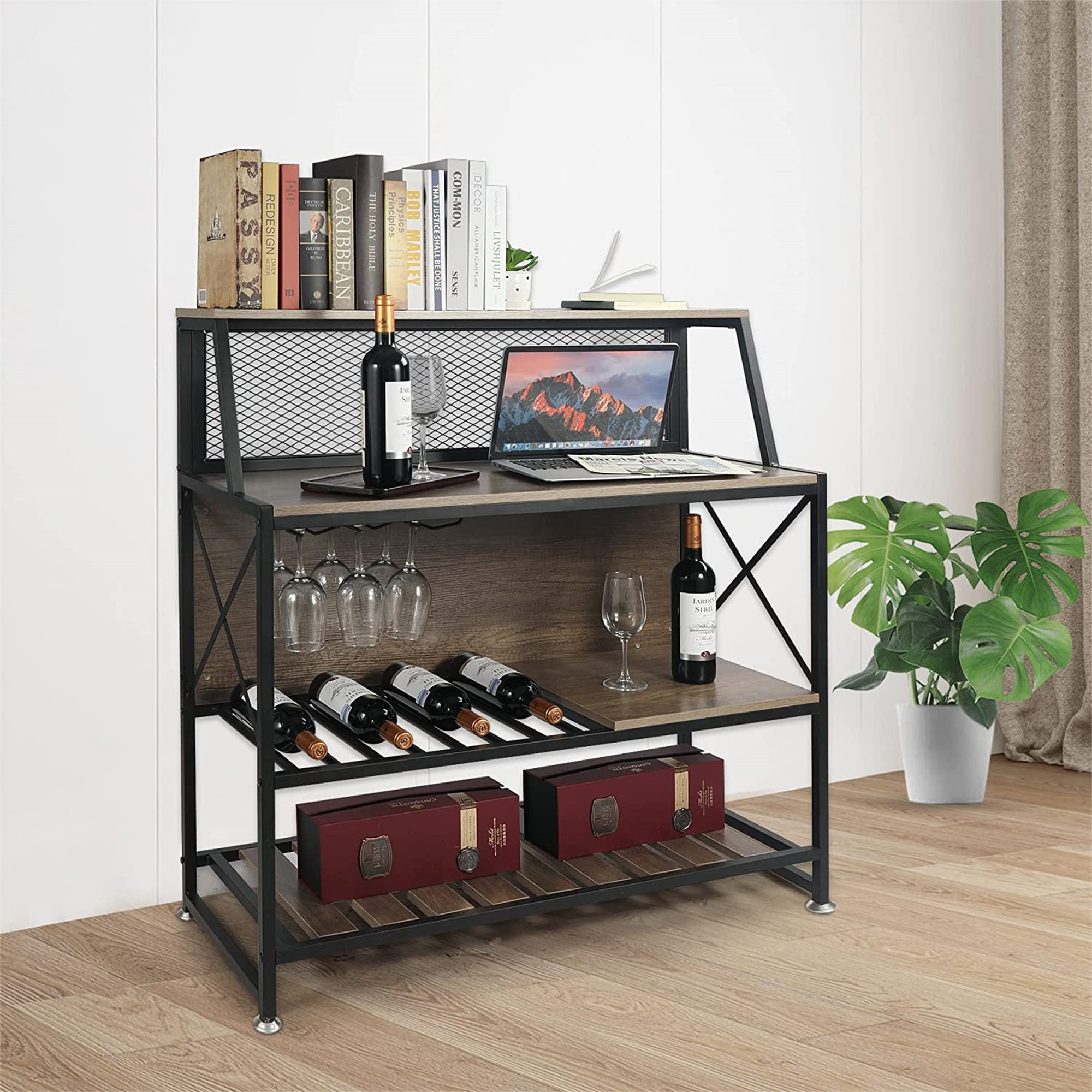 17 Stories Quadrello 39.4'' Wine Bar & Reviews - Wayfair Canada