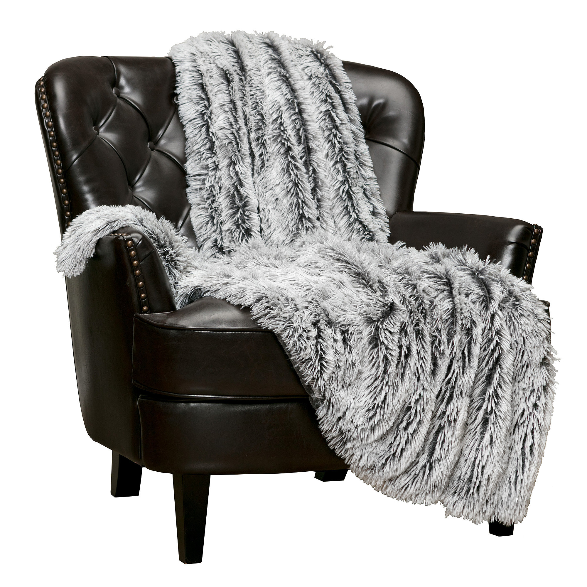 Chanasya Shaggy Shaggy Super Elegent Sherpa Long Fur Throw & Reviews ...